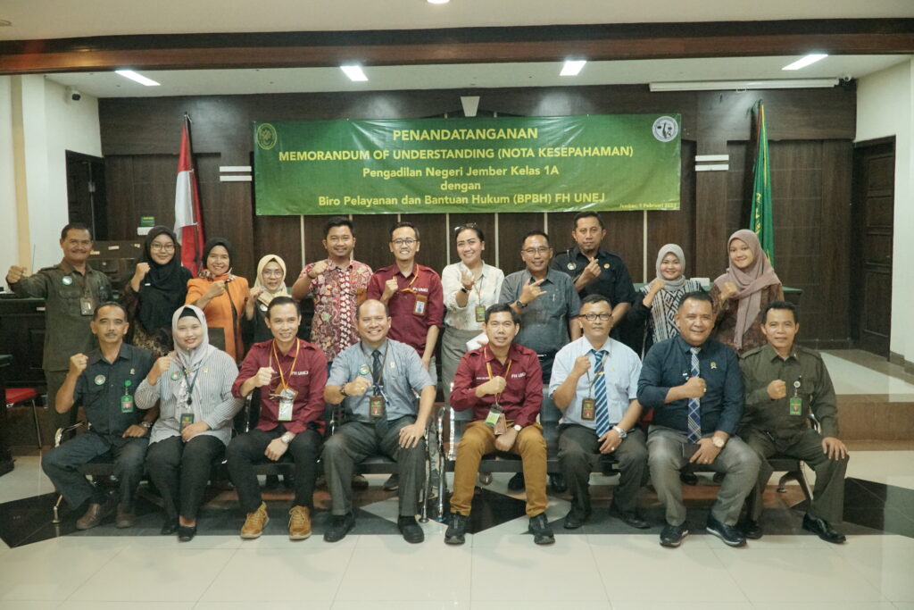 Lakukan MoU dengan PN Jember, Dekan FH UNEJ Sebut PN Jember Sebagai ...
